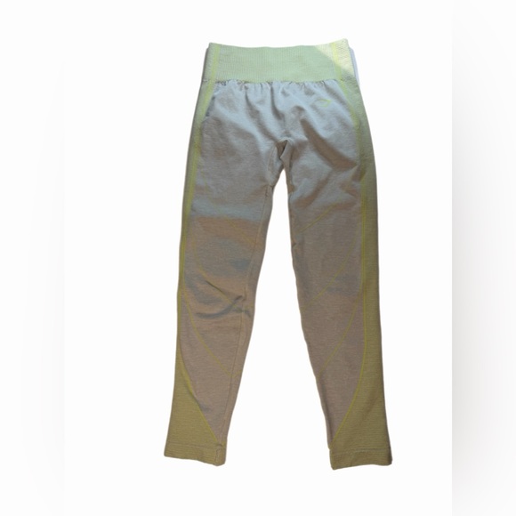 Gymshark | Pants & Jumpsuits | Gymshark Neon Grey And Grey Leggings ...